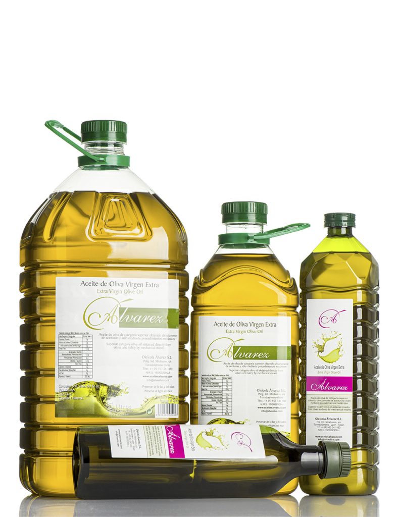 Aceite de Oliva Virgen Extra - Aceites Álvarez Pet 5l - Caja de 3 ...