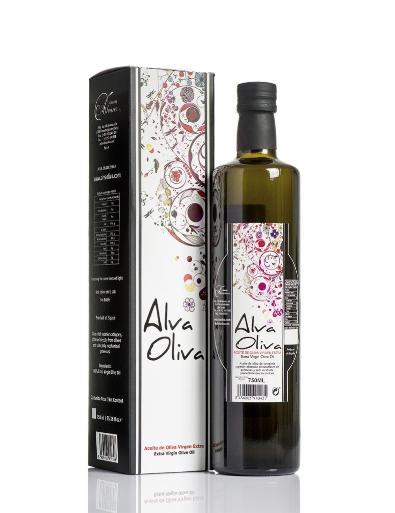 Aceite de Oliva Virgen Extra - Alva Oliva Cristal 750 ml - Oleícola ...