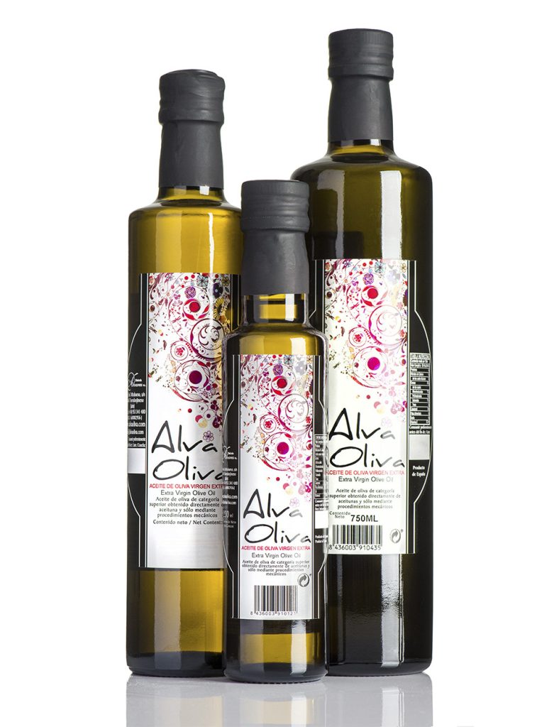Extra Virgin Olive Oil - Alva Oliva Cristal 250 ml - Oleícola Álvarez ...